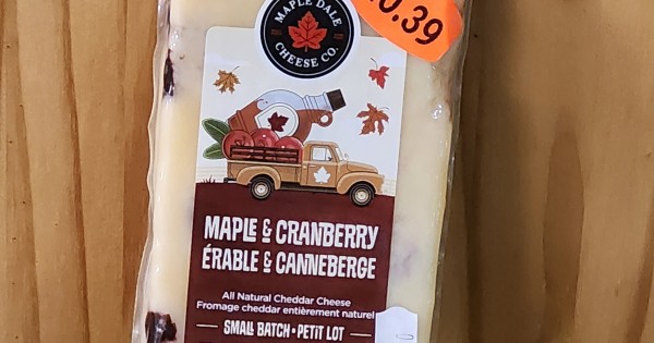 Cheese - Mapledale - Maple Cranberry