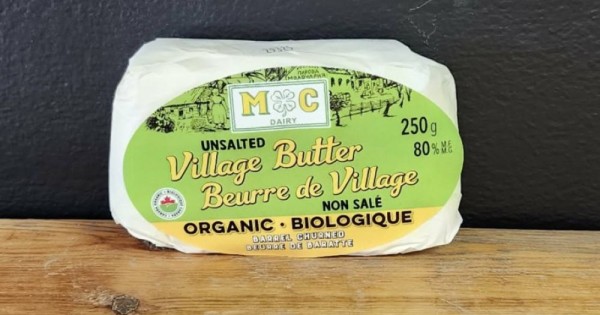 Butter - MC Dairy - Organic - Unsalted - 250 g